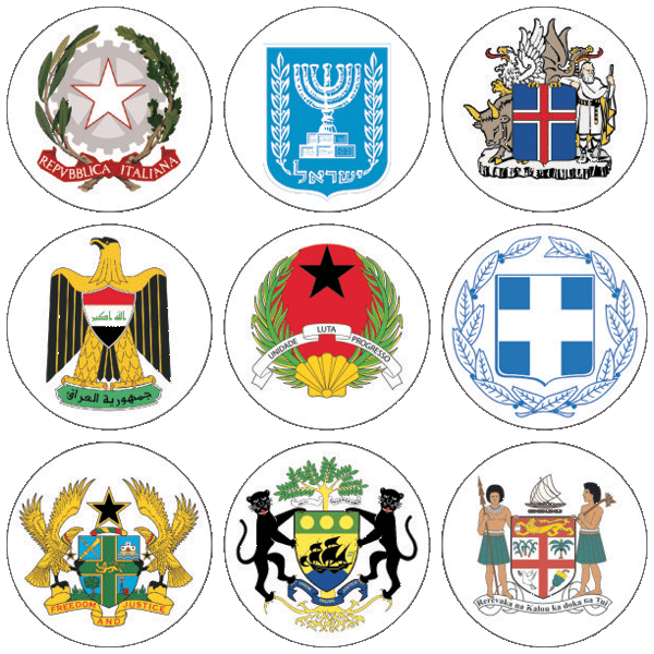nationale Wappen