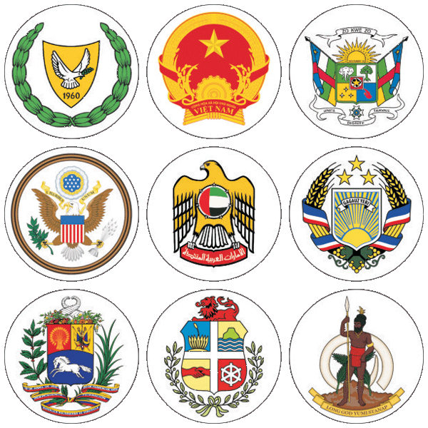 nationale Wappen